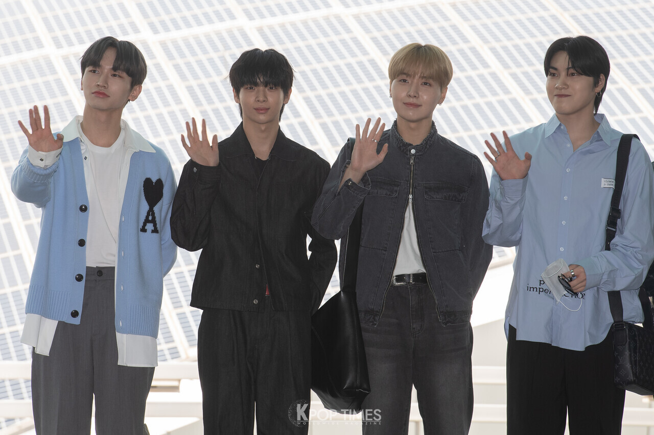 [포토] TO1 "티오원은 공항에서 마스크 패션 안 해요~"